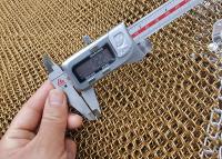 China High Strength 1.2mm Metal Coil Drapery Curtain For Room Dividers for sale