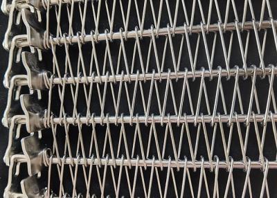 China 1.6m Width Food Grade Wire Mesh Belt For Frozen Food Industries for sale