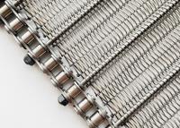 China Chain Link 1mm Ss Wire Mesh Conveyor Belt For Oven Baking Bakery for sale