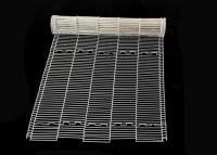 China 316 Wire Mesh Conveyor Belt Chocolate Enrobe Using Flat Flex for sale
