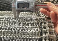 China Spiral Heat Resistant 304 Wire Mesh Conveyor Belt For Oven Baking Industries for sale