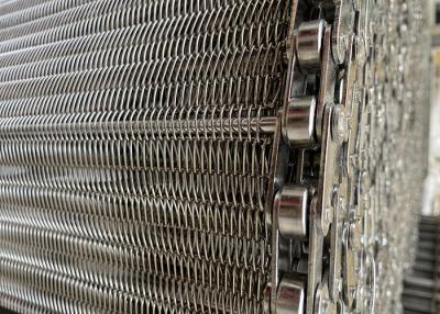 China Polishing Stainless Steel Wire Conveyor Belt Flat Width 100mm-3000mm for sale