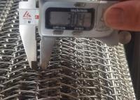 China Commercial Chain Link 1.5mm Ss Wire Mesh Conveyor Belt For Corn Chips Biscuits for sale