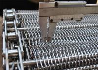 China Food Grade 0.5mm Wire Mesh Conveyor Belt 304 Stainless Steel Chain Link Spiral for sale