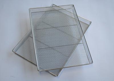 China 5mm 6mm Outer Diameter Ss Wire Mesh Tray Baking Drying Bbq for sale