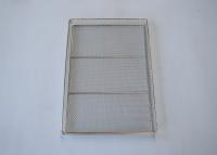 China 304 316 Stainless Steel Wire Mesh Tray Food Grade Custom Size Fda Approved for sale