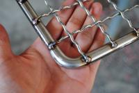 China 304 316 Stainless Steel Wire Mesh Tray Food Grade Custom Size Fda Approved for sale