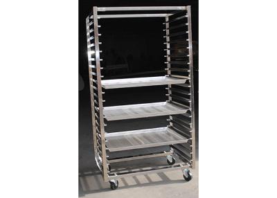 China Custom Aluminium Alloy Bakery Rack Trolley 15 16 20 35 38 Tier for sale