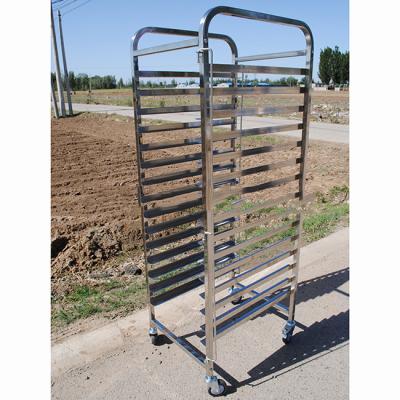 China Customizable 0.6mm-1.2mm Cooling Bakery Tray Rack Trolley For Cheese Drying for sale