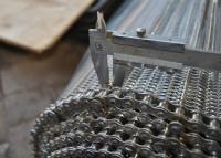 China Food Grade 304SS Metal Mesh Conveyor Belt 120cm For Baking Washing Cooling for sale