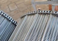 China Food Grade 304SS Metal Mesh Conveyor Belt 120cm For Baking Washing Cooling for sale