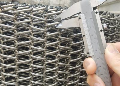 China Anticorrosion Wire Mesh Conveyor Belt 15-25mpa Tensile Strength Length 1m-100m for sale