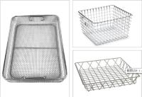 China Customized Basket Stainless Steel SUS304 Rod Wire Mesh Basket 1000-2000ml for sale