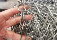 China 5.4m Width 304 Stainless Steel Spiral Wire Mesh Conveyor Belt With Welded Ends for sale