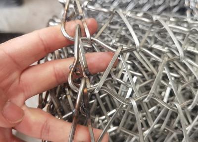 China 5.4m Width 304 Stainless Steel Spiral Wire Mesh Conveyor Belt With Welded Ends for sale