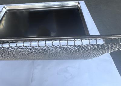 China Light Grey Custom Deep Baking Tray Metal Stainless Steel 304 for sale
