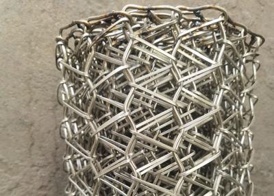 China Heat Resistance 316 SS Balance Spiral Wire Mesh Conveyor Belt For Wood Working for sale