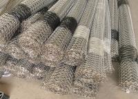 China Heat Resistance 316 SS Balance Spiral Wire Mesh Conveyor Belt For Wood Working for sale