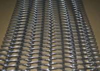 China 304 SS Flat Flex Wire Belt , Mesh Spiral Conveyor Belt For Food Processing for sale