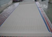 China White 2 Shed Plain Weave Mesh Material Fabric For Conveyor , OEM ODM Service for sale