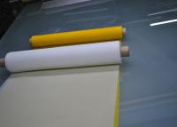 China FDA Certificate  Polyester Screen Printing Mesh With White And Yellow for sale