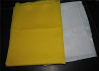 China FDA Certificate  Polyester Screen Printing Mesh With White And Yellow for sale