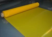 China FDA Certificate  Polyester Screen Printing Mesh With White And Yellow for sale