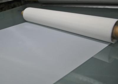 China 132 Inch White 140T Polyester Screen Printing Mesh 31micron for sale