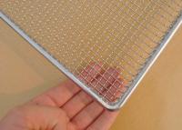China 304 SS Perforated Wire Mesh Tray Light Weight With Grit Blasting , 100cm*50cm*20cm for sale