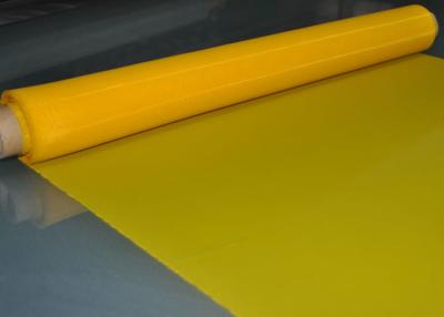 China Yellow 48T Polyester Screen Printing Mesh 70 Micron for Glass for sale