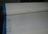 China Heat Resistance 100% Polyester Mesh Belt For Conveyor Dryer , White Color for sale