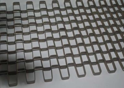 China Food Drying Stainless Steel Conveyor Chain Belt Silver High Temperature Resistant for sale