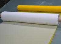 China Customized Screen Printing Fabric Mesh 74 Inch For Electronics , White / Yellow Color for sale