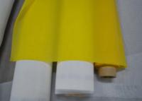China White Or Yellow 64T Polyester Screen Printing Mesh For Glass Printing for sale
