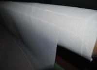 China Low Elasticity PET Silk Screen Mesh Roll With White Monofilament Polyester for sale