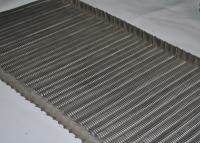 China Balance Spiral Wire Mesh Conveyor Belt Baffle For Cooling And Freezing for sale
