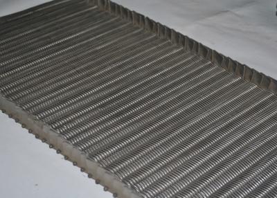 China Balance Spiral Wire Mesh Conveyor Belt Baffle For Cooling And Freezing for sale
