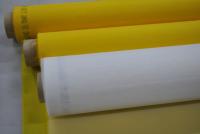 China White / Yellow 61T Polyester Screen Mesh For Printed Circuit Boards Printing for sale