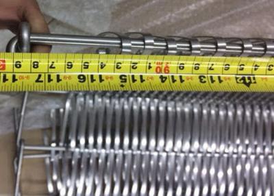 China Decoration Flat Wire Conveyor Mesh Belt , 316 Stainless Conveyor Belt Long Time Life for sale