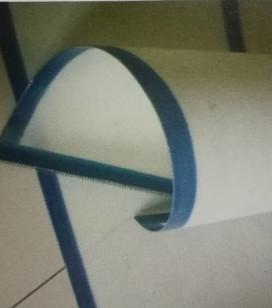 China Textile Wastewater Polyester Mesh Belt Blue For Drying Paper / Filtering for sale