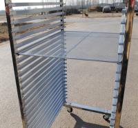 China 304 Stainless Steel Trolley Rack Polishing / Sandblasting Surface Treatment for sale
