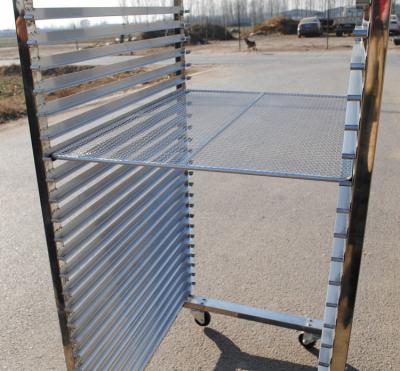 China 304 Stainless Steel Trolley Rack Polishing / Sandblasting Surface Treatment for sale