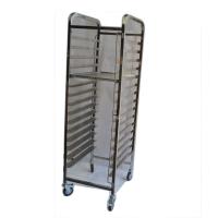 China Customizable Plate Fda Stainless Steel Rack Trolley Stray Pan for sale