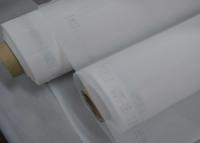 China 37 Micron Nylon Screen Mesh Fabric , White Polyester Mesh Filters For Milk for sale
