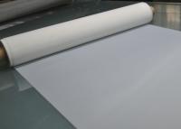 China 45 Inch Polyester Silk Screen Printing Mesh , 250 Mesh Screen Acid Resistance for sale