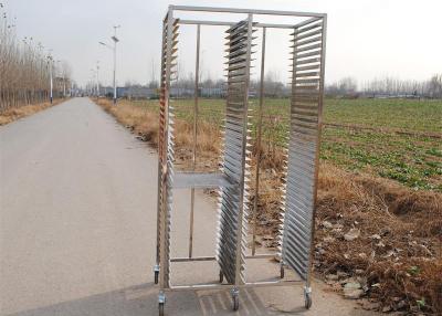 China Customized Bakery 201 Stainless Steel Rack Trolley For Home for sale