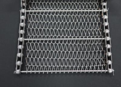 China 304 Stainless Steel Balanced Weave Conveyor Belt Bread Baking Chain Link Wire Mesh for sale