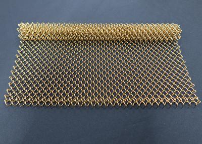 China 1.2mm Metal Mesh Drapery Decorative Wire Mesh Coil Drapery For Curtain for sale