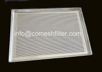 China Smooth Edge 10-100kg Stainless Steel Wire Mesh Tray Silver for sale