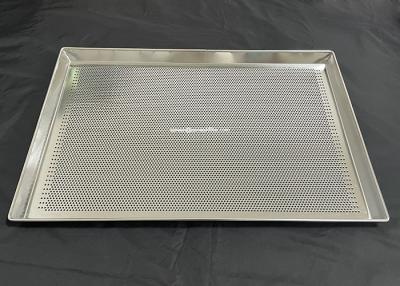China Perforated Baking Stainless Steel Wire Mesh Tray Moistureproof For Drying for sale